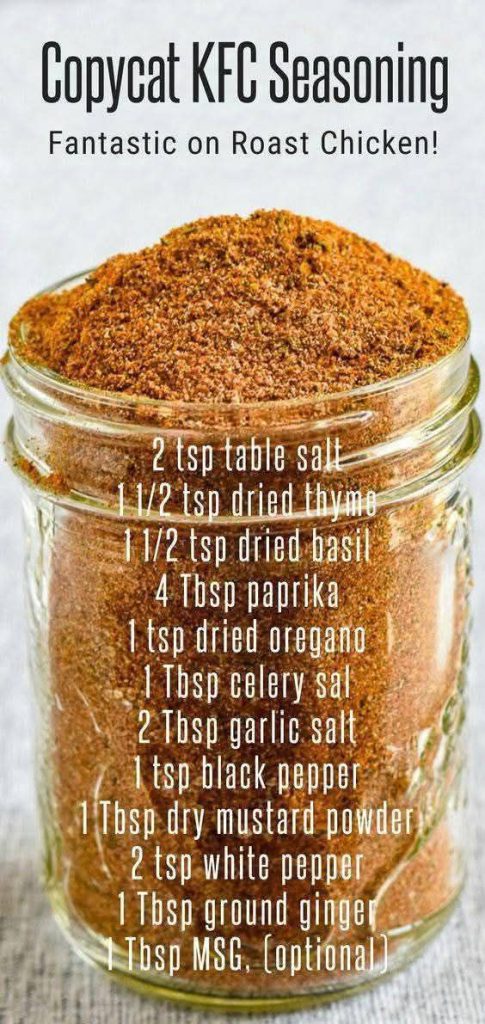 Secret Copycat KFC Seasoning – Best Recipes